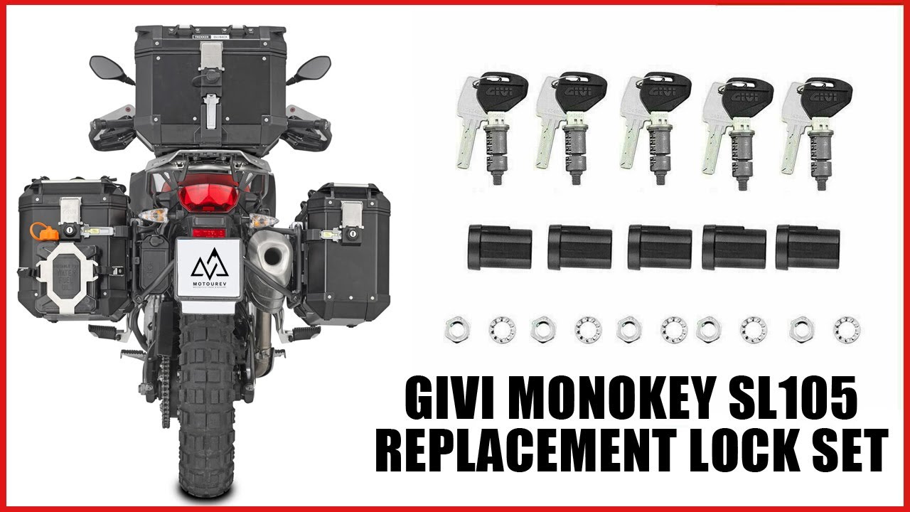 Givi MONOKEY SL105 Replacement lock set - YouTube