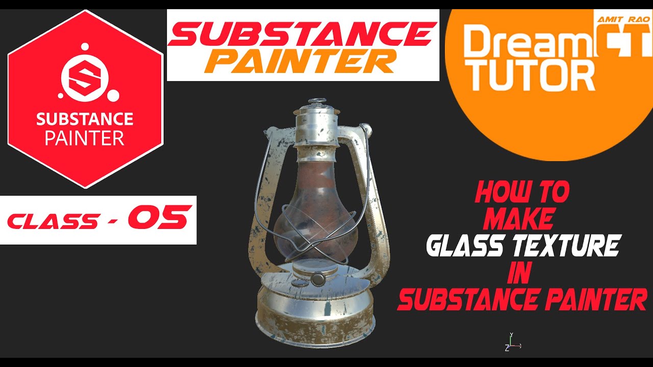 Substance Painter Class - 5, How to Make Glass Material in Substance ...