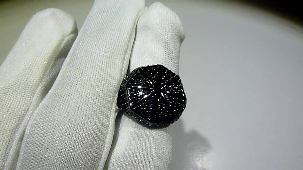 (SOLD) BLACK Lab Made Diamond "Royalty" Ring SIZE:8 -Lab Made Jewelry ...