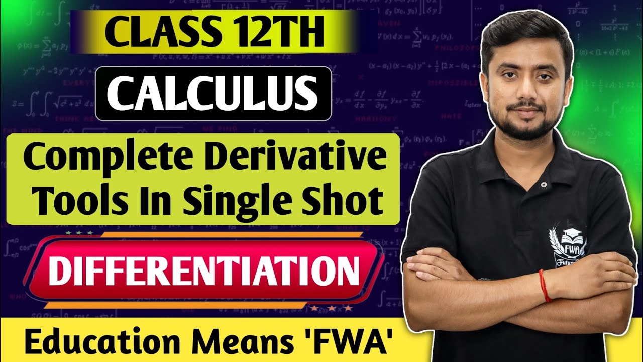 Derivative Tools In One Shot | Differentiation In One Shot | Important ...