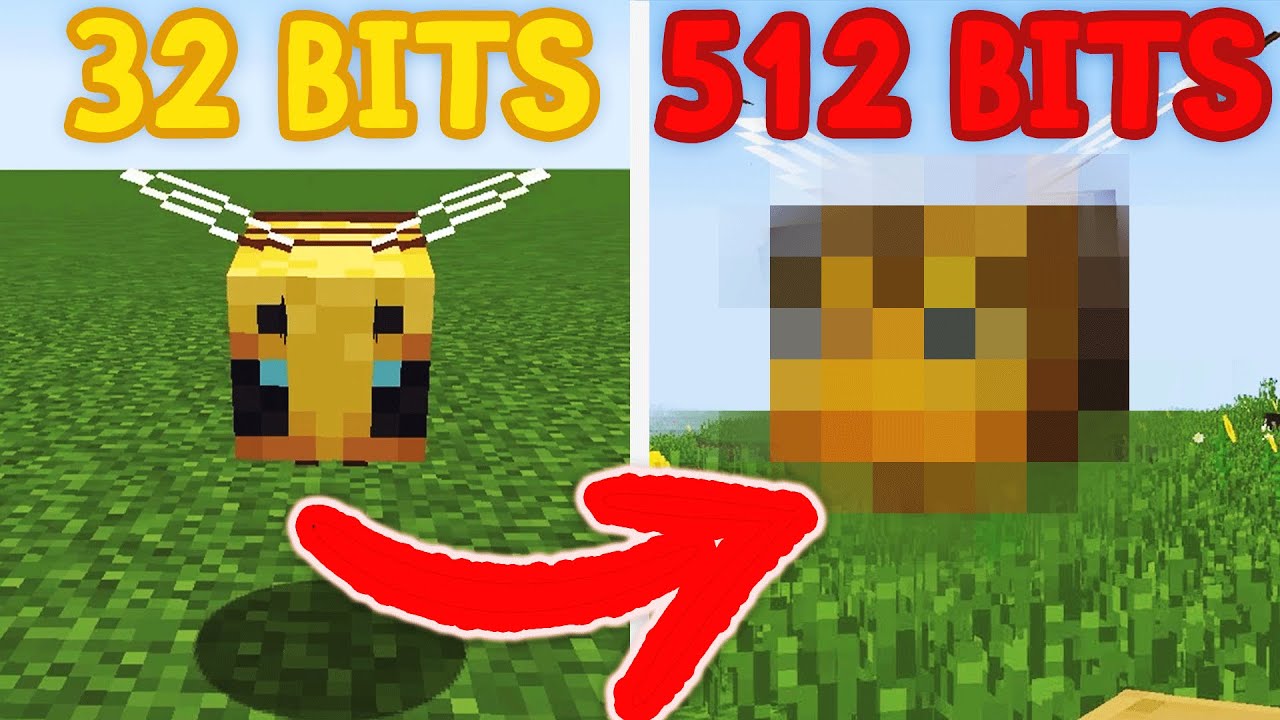 bee 1 bit 2 bit 4 bit 8 bit 16 bit 32 bit 64 bit 128 bits 256 bit 512 ...