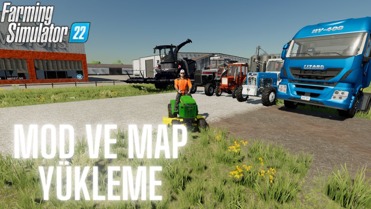 Farming Sim 22 (FS22) Harita Ve Mod yükleme Xbox Game pass - Pc - YouTube