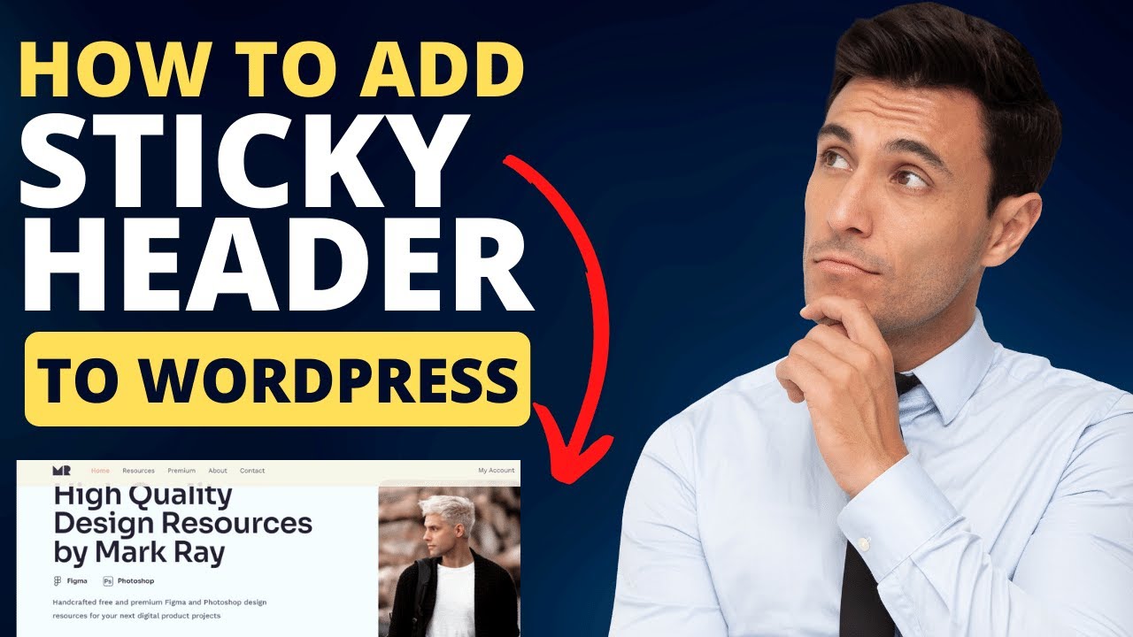 How To Add A Sticky Menu To Wordpress In 2 Minutes Youtube