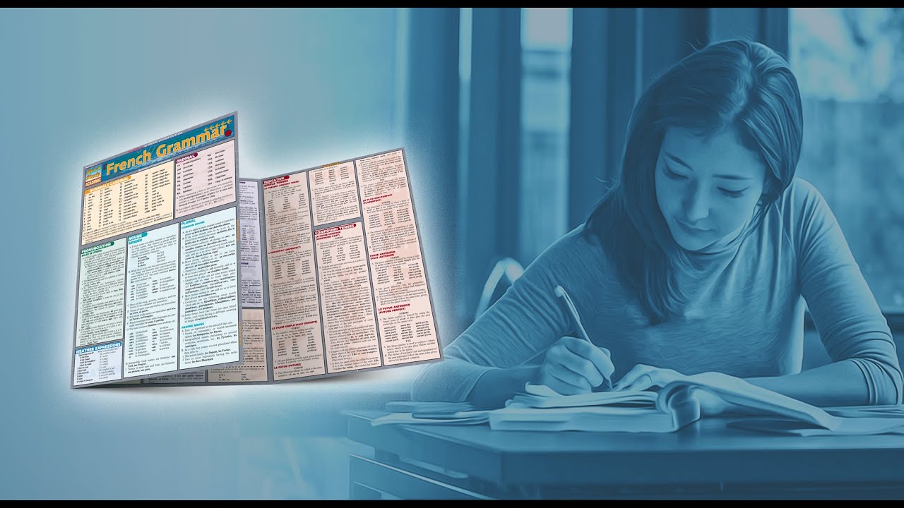 QuickStudy French Grammar Laminated Study Guide - YouTube