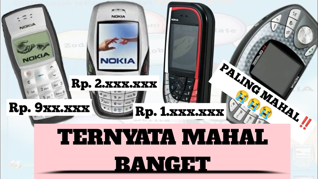 MAHAL BANGET‼️ini harga asli hp Nokia pertama kali rilis - YouTube