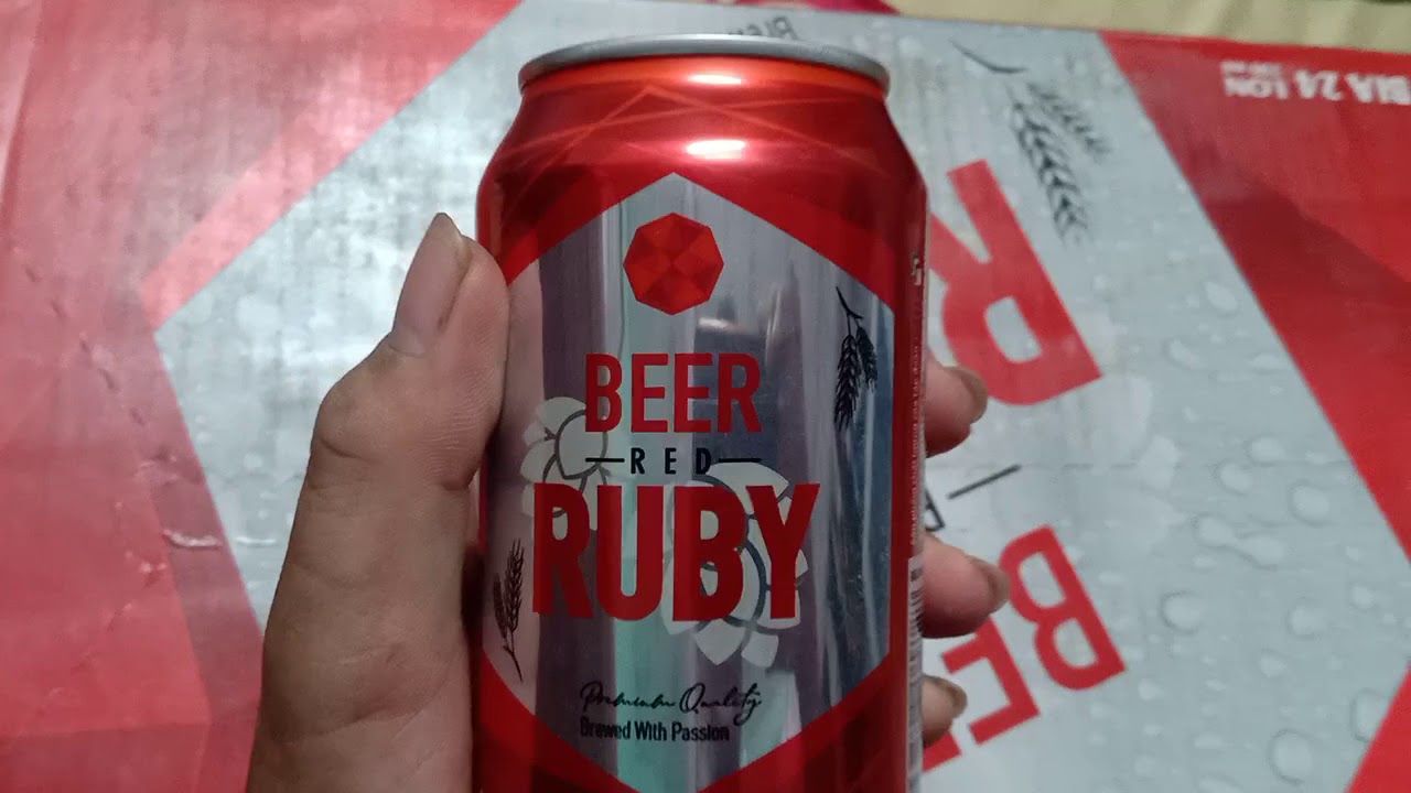 QC- Review sản phẩm bia Red Ruby ( bia Ruby đỏ) - YouTube