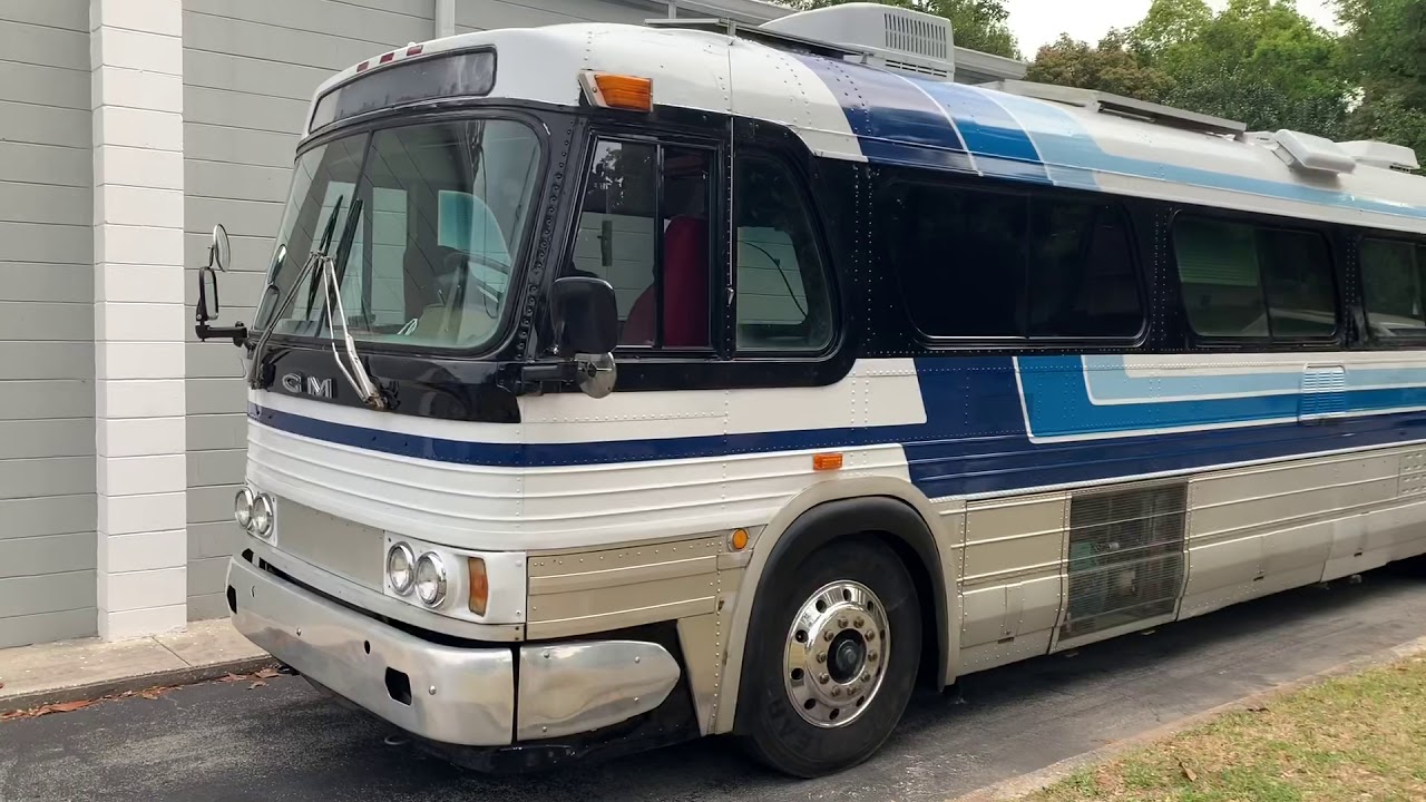 GM Bus replacing rear shock and S cam bushings - YouTube