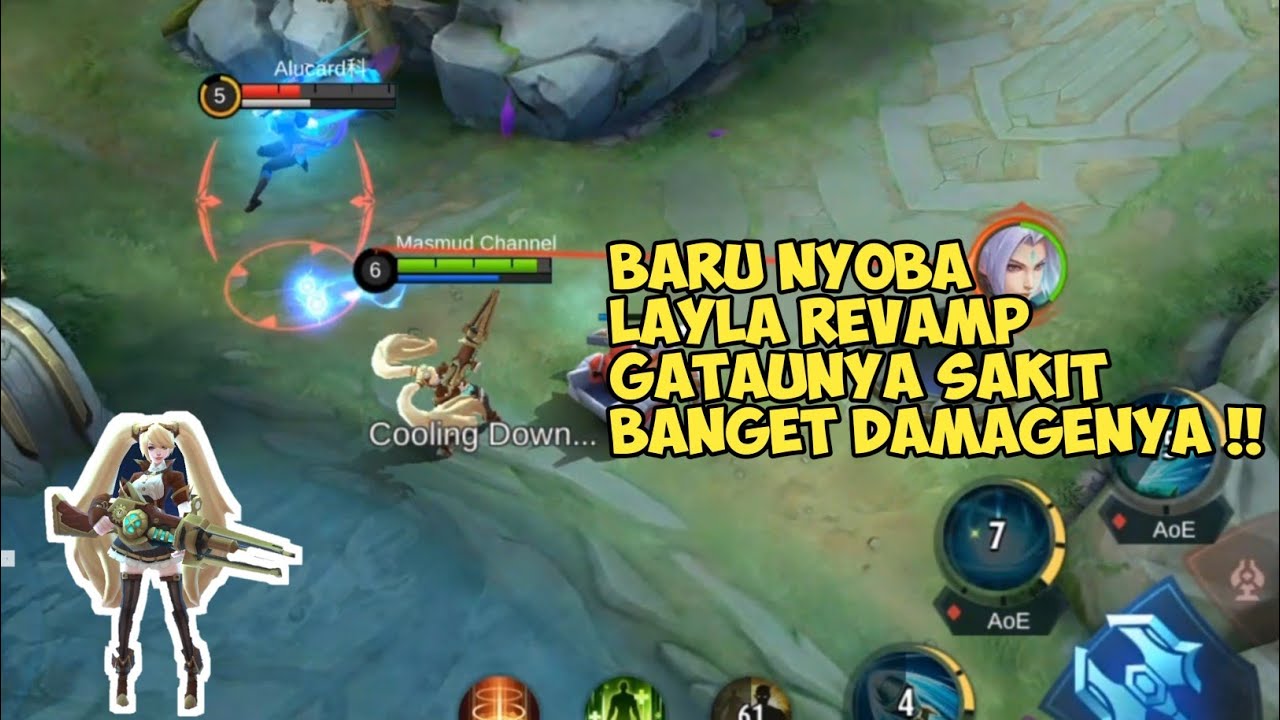 NEW GAMEPLAY LAYLA REVAMP MOBILE LEGENDS - YouTube