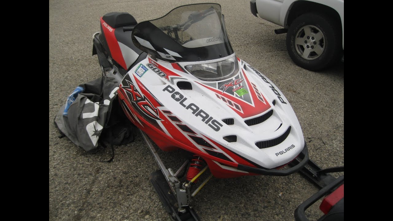 2005 Polaris XC 600 Motor with Electric Reverse - YouTube
