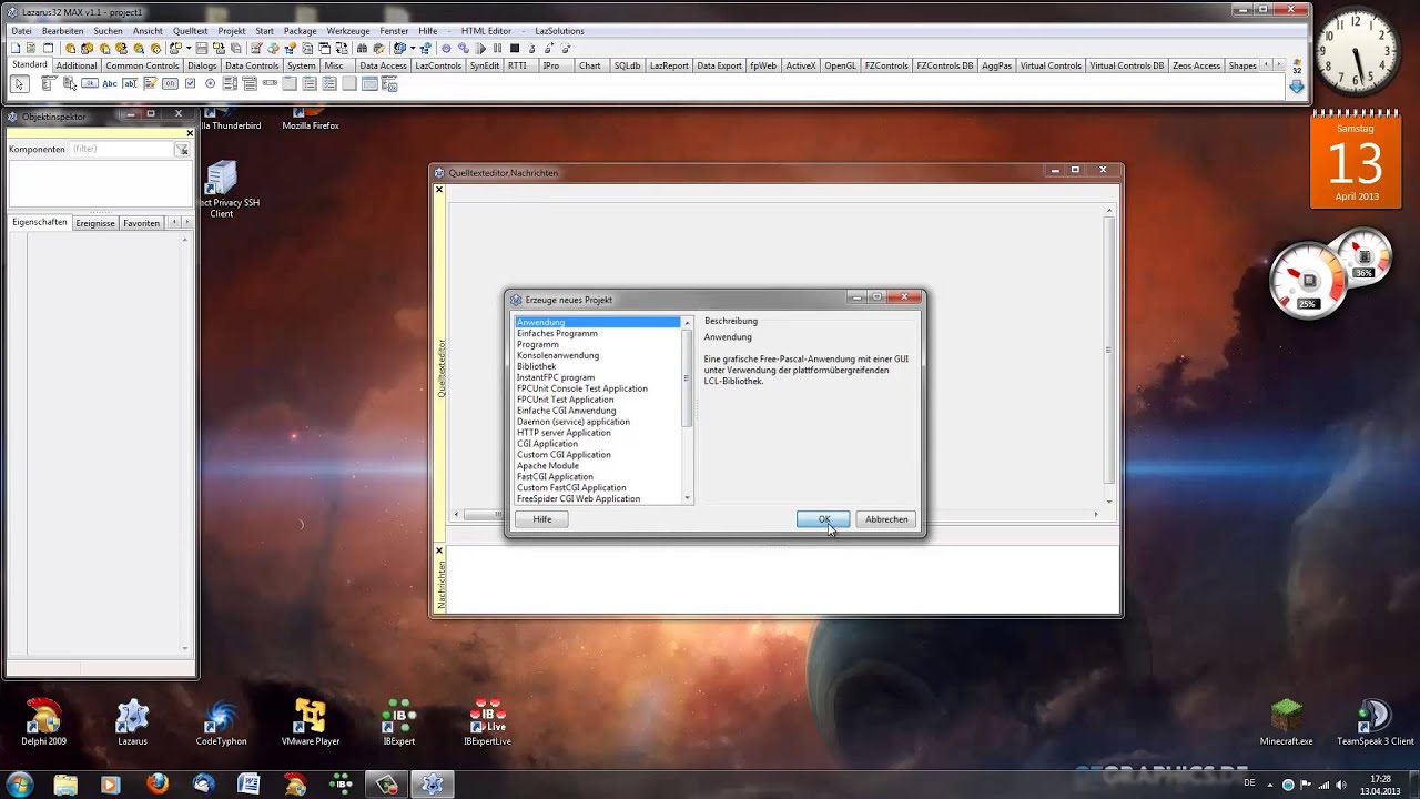 Installation von Lazarus (Codetyphon) unter Windows/Linux (Deutsch/German) - YouTube