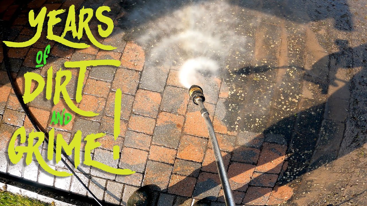 Driveway Clean | Years of Dirt and Grime! - YouTube