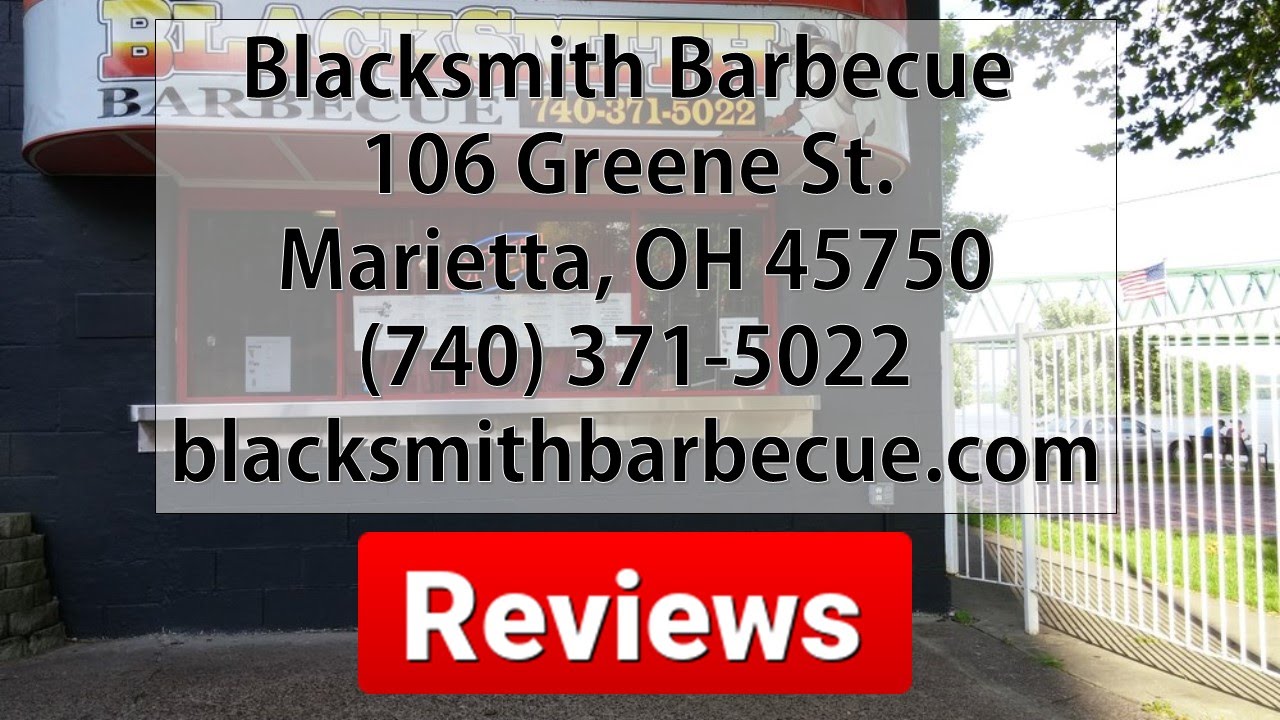 Blacksmith Barbecue Restaurant - REVIEWS - 106 Greene St. Marietta, OH ...