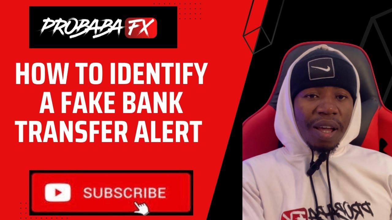 How to Identify a Fake Bank Transfer Alert - YouTube