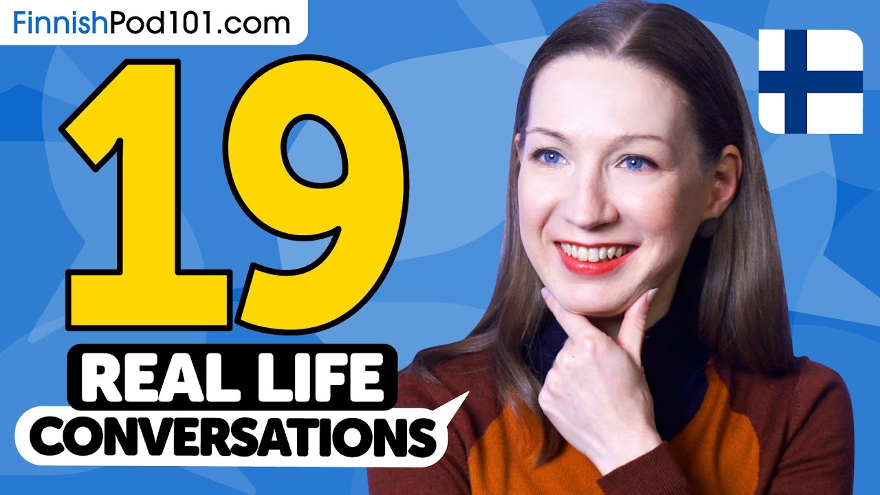 19 Daily Finnish Conversations - Learn Basic Finnish Phrases - YouTube