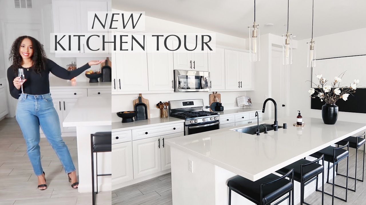 KITCHEN TOUR 2020 | KITCHEN MAKEOVER | HOME TOUR SERIES - YouTube