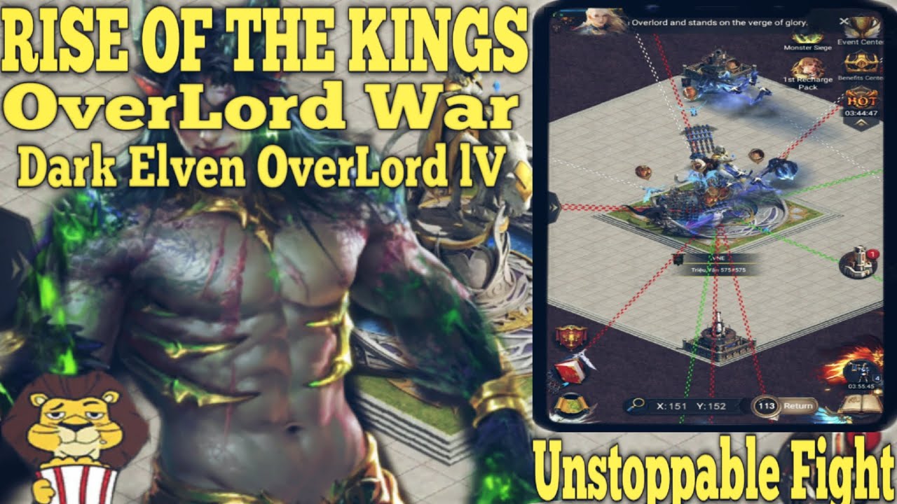 Rise Of The Kings OverLord War Dark Elven OverLord lV Unstoppable Fight ...