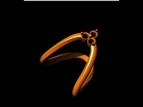 easy vanki ring omki ring matrix 9 rhino3d - YouTube