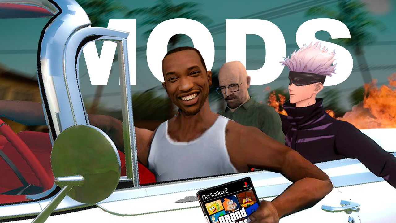 JUGUÉ TODOS los MODS de GTA SAN ANDREAS - YouTube