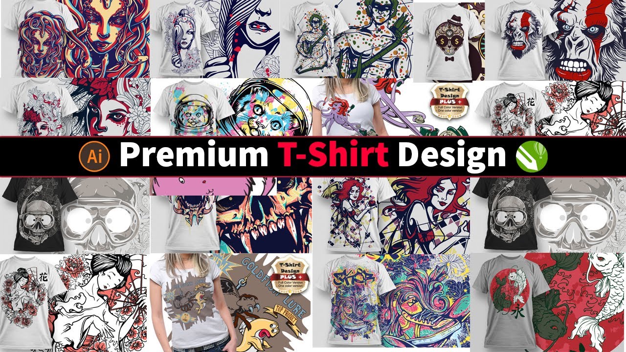 Premium T-Shirt Design Bundle Download In CDR AI And EPS Files |Sheri ...
