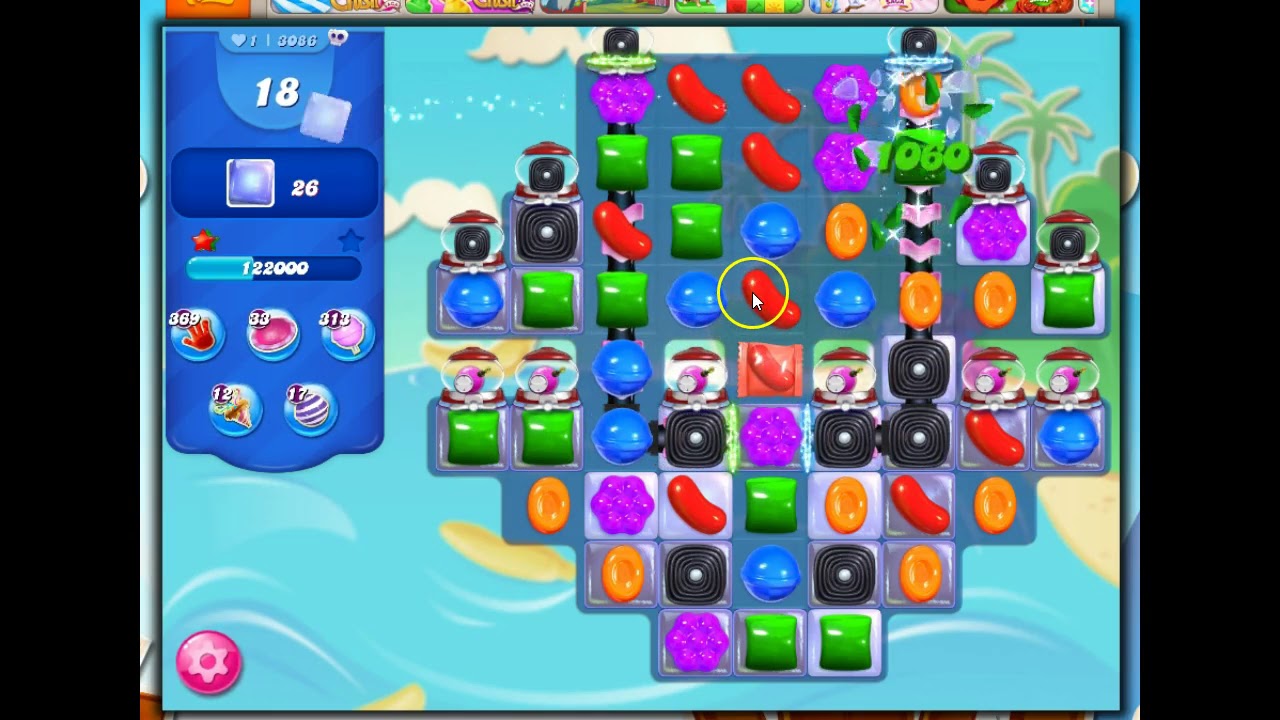Candy Crush Level 3086 Talkthrough, 35 Moves 0 Boosters - YouTube