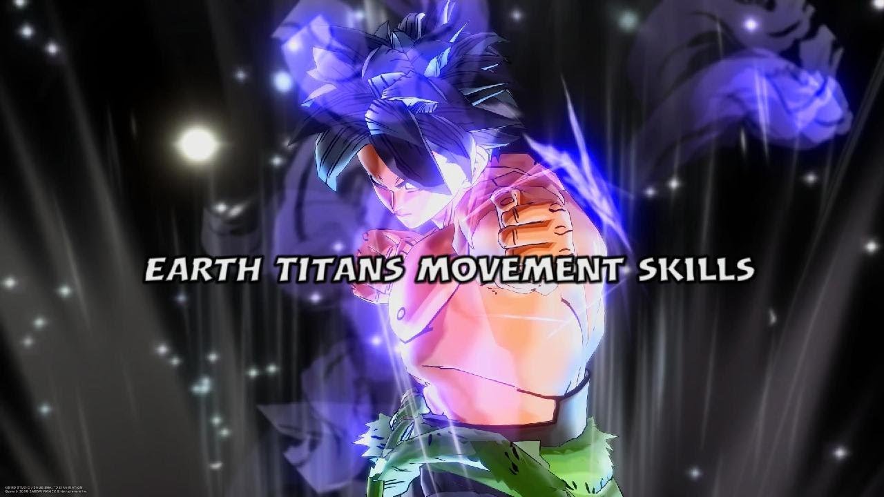 Earth Titans movement skills on dragon ball xenoverse 2 - YouTube