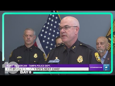 Lee Bercaw named Tampa police next chief - YouTube
