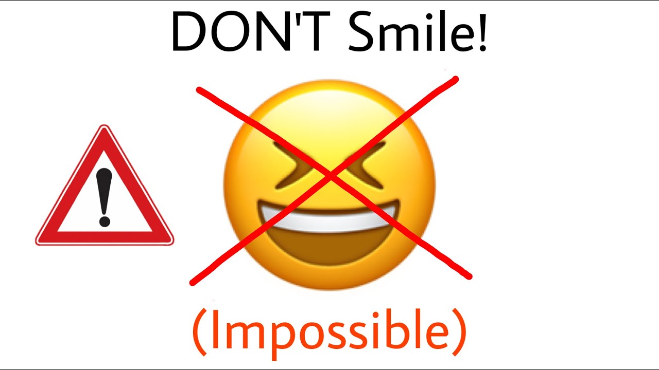 DON’T Smile while watching this video! (Impossible) - YouTube
