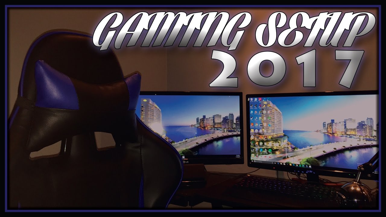 GAMING SETUP TOUR 2017!!! - YouTube