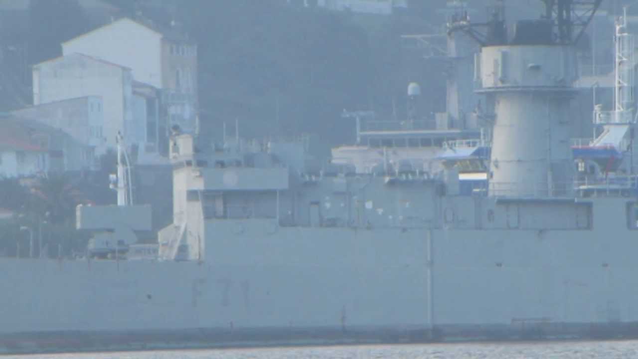 Fragata Baleares (F-71) antes de su subasta para desguace (3/3) - YouTube