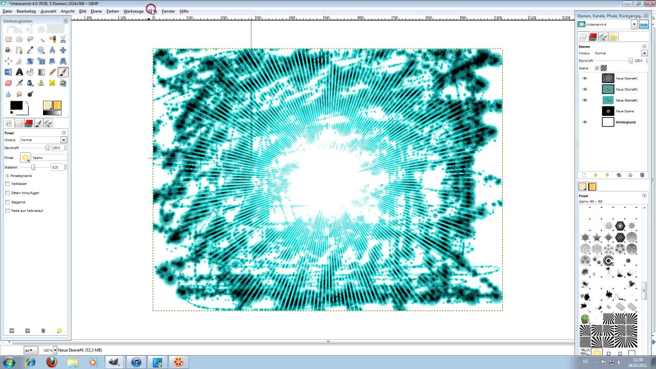 Gimp Background - YouTube