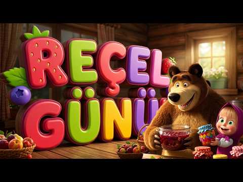 MAŞA İLE KOCA AYI REÇEL GÜNÜ | EĞİTİCİ ÇOCUK HİKAYESİ