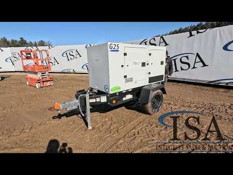 32494 - 2018 Doosan G25WDO-T4F Towable Generator Will Be Sold At Auction!