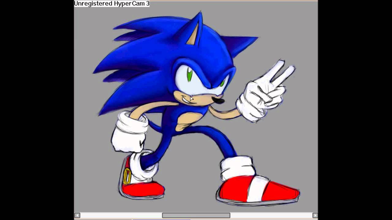 Sonic :Speedpaint: - YouTube