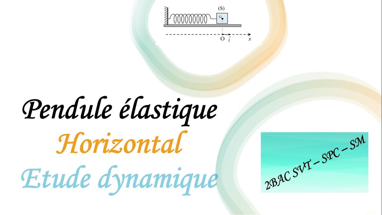 Cours physique 17: Pendule élastique horizontal etude dynamique - YouTube