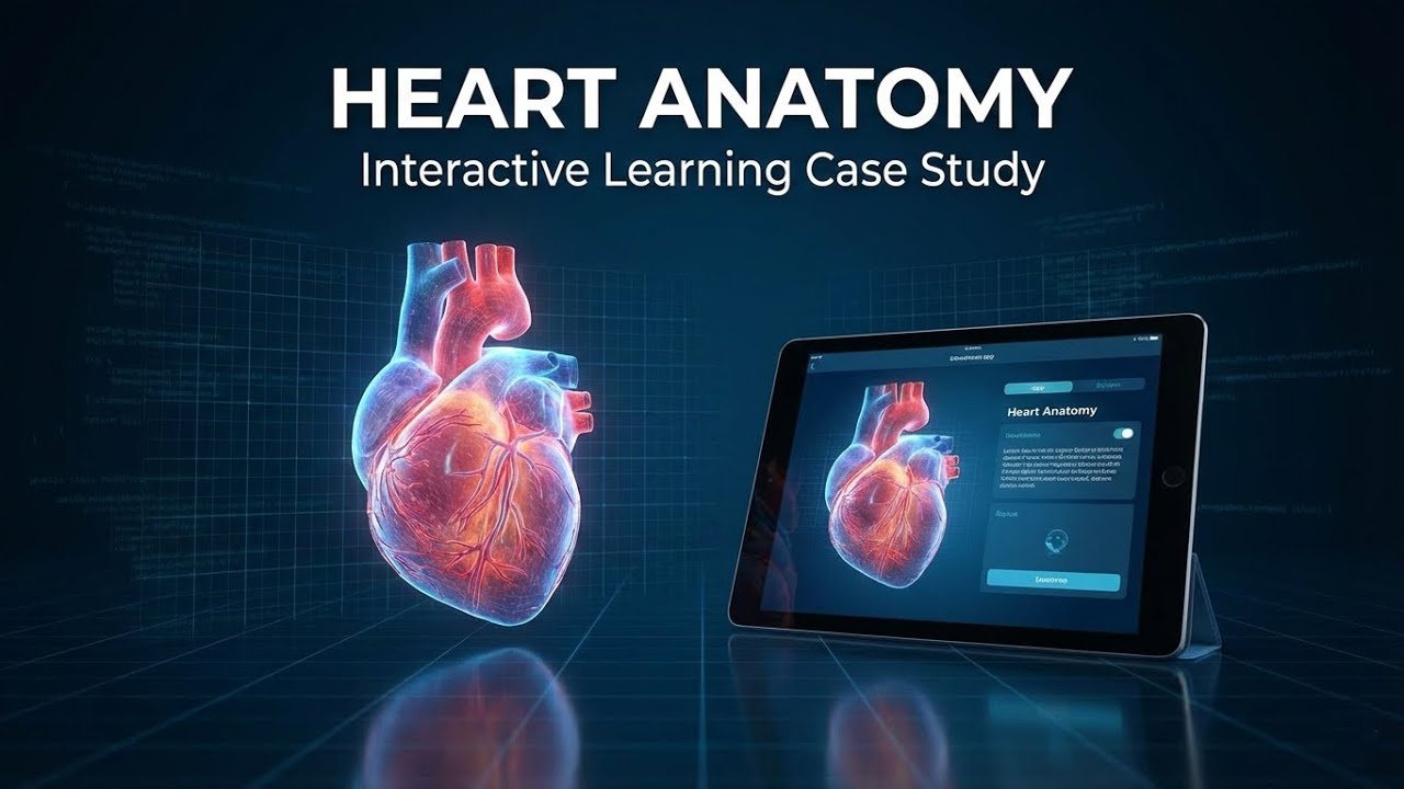 Heart Anatomy Made Interactive | Kids Learning App UI/UX Case Study ...