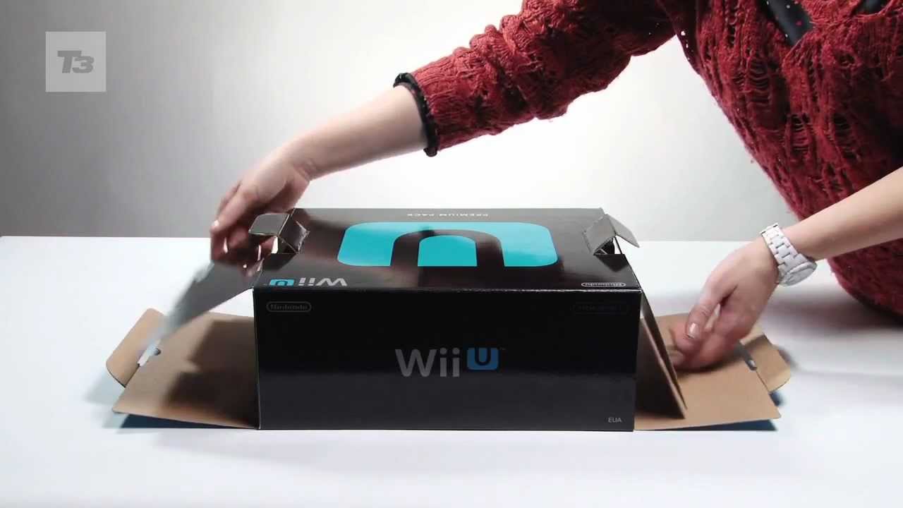 Nintendo Wii U unboxing - YouTube