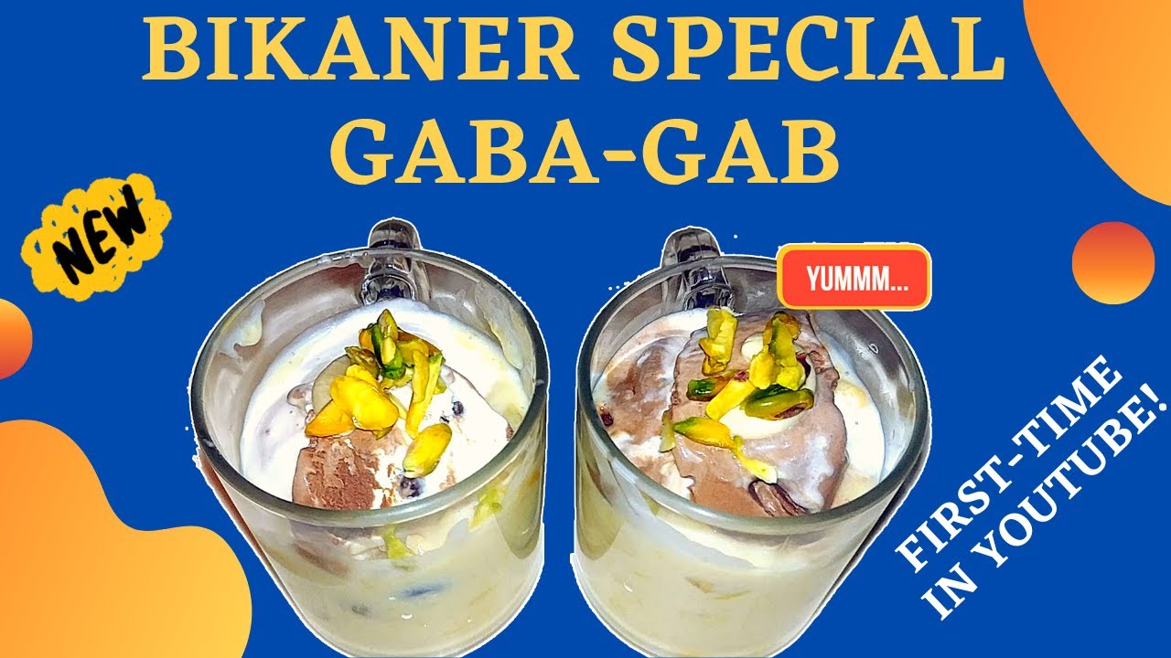 Bikaner Special Gaba-gab | Quick Healthy Summer Dessert | First time on ...