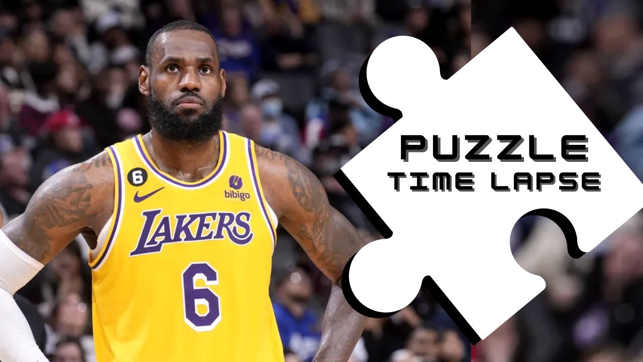 LeBron James | NBA | Jigsaw Puzzle Time Lapse - YouTube