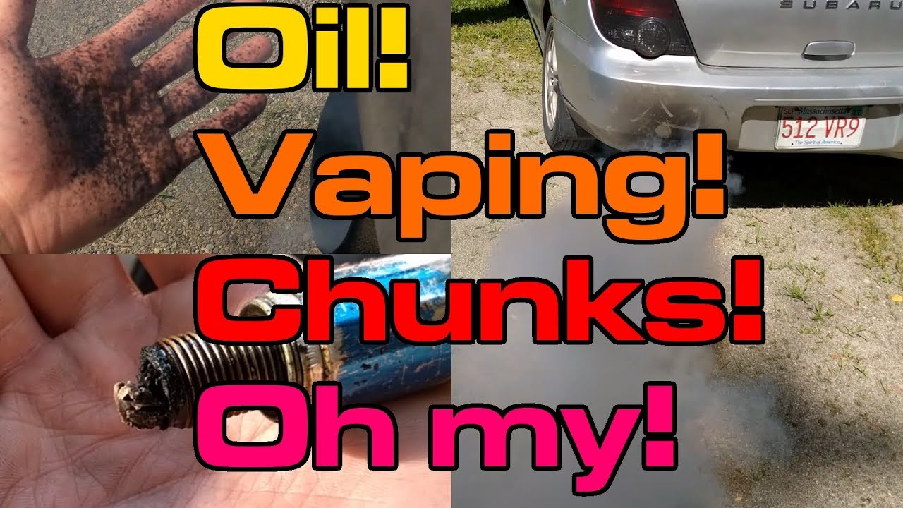 Subaru "Vapes" Huge Blue Clouds! - Subaru Compression Test - Helping ...