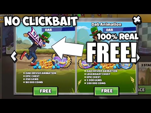 FREE DAB ANIMATION 😱 TRICK #hillclimbracing2 #hillclimbracing - YouTube