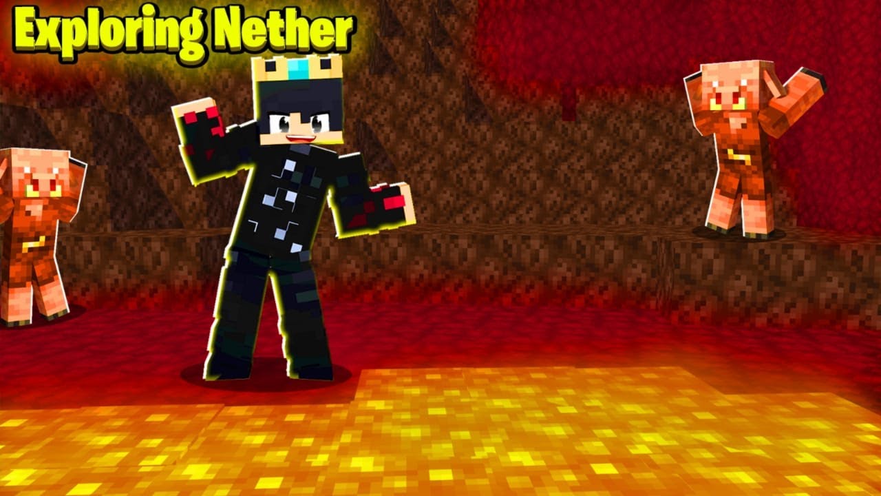 LET'S EXPLORE THE NETHER DIMENSION |1.21| Minecraft Survival Episode 5😍 ...