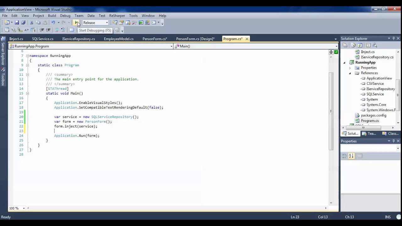 Seminar On Dependency Injection With Unity Container Youtube