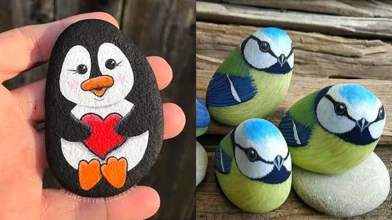 Latest & Stylish Hand Printed # Rock Stone ideas # pebble Stone - YouTube