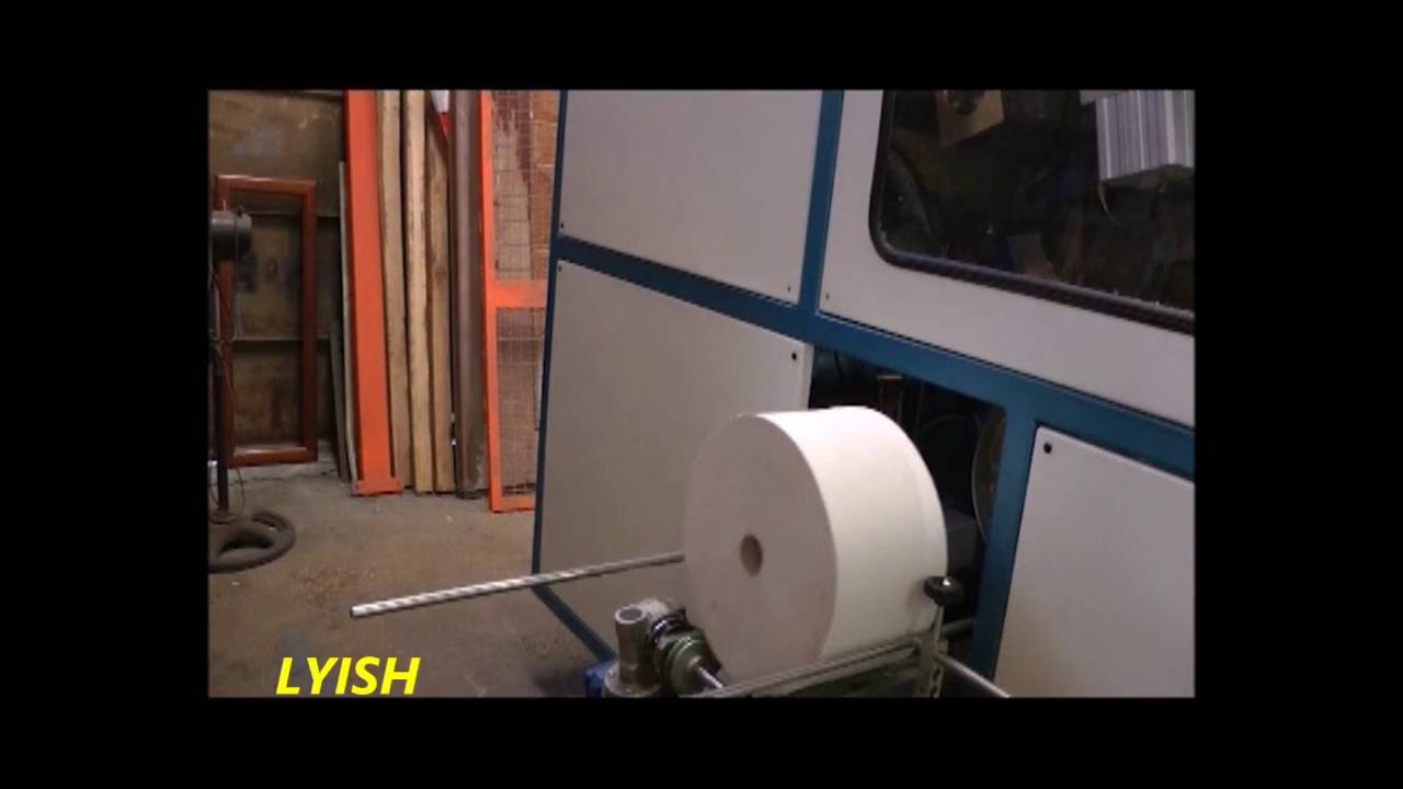 Industrial Log Saw for Tissue Paper Rolls - LCO 500 - YouTube