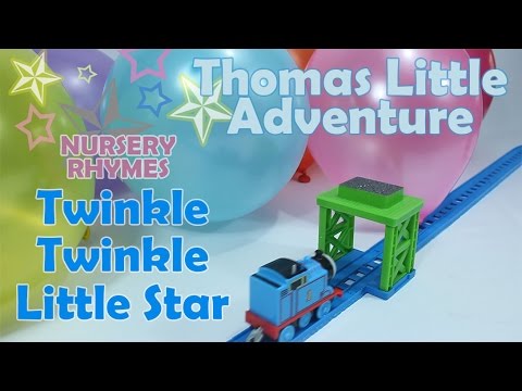 Twinkle Twinkle Little Star | Balloons Popping | Thomas Train Adventure ...