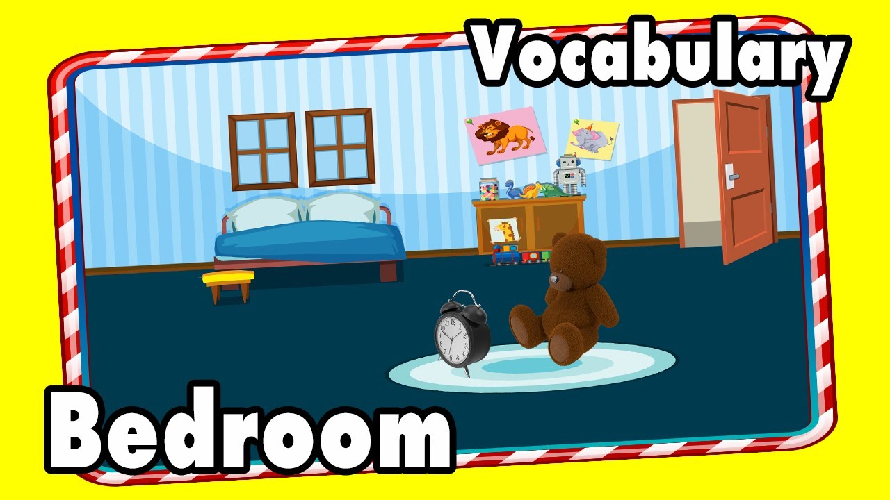 Bedroom Words in English - Learn names of furniture by Guessing Game ...