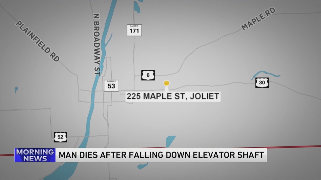 Man dies after falling down elevator shaft in Joliet - YouTube