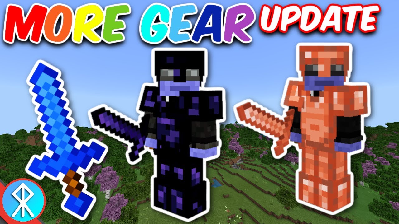 MORE GEAR Addon 1.17 Update (Bedrock/MCPE/Xbox Minecraft) - YouTube