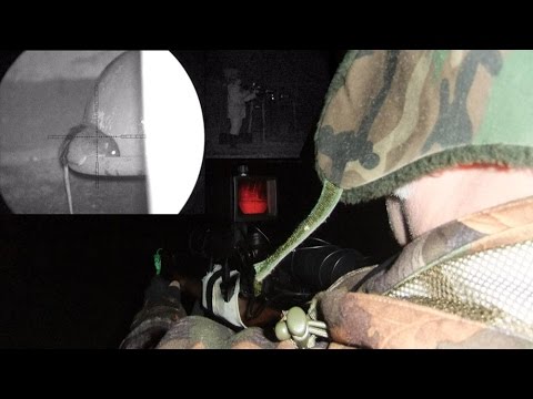 Pest Control with Air Rifles - Sniper Cam Rat Shooting - Red Glow - YouTube
