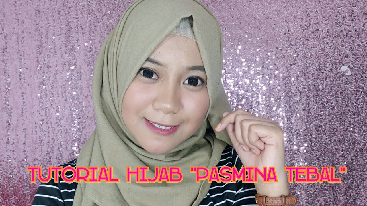 Tutorial Hijab "Pasmina Bahan Tebal" || Fitriavistaali - YouTube